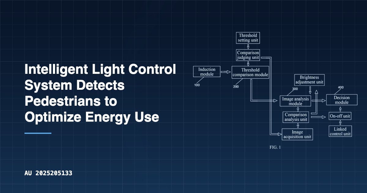 Intelligent Light Control System Detects Pedestrians to Optimize Energy ...